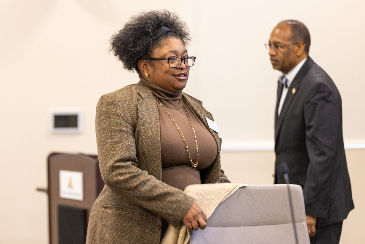 Akron Board of Education President Diana Autry notes challenges