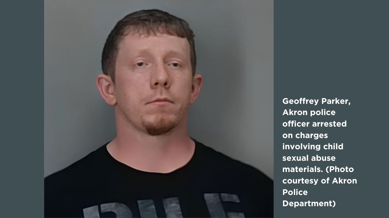 Akron officer faces charges involving child sexual abuse materials