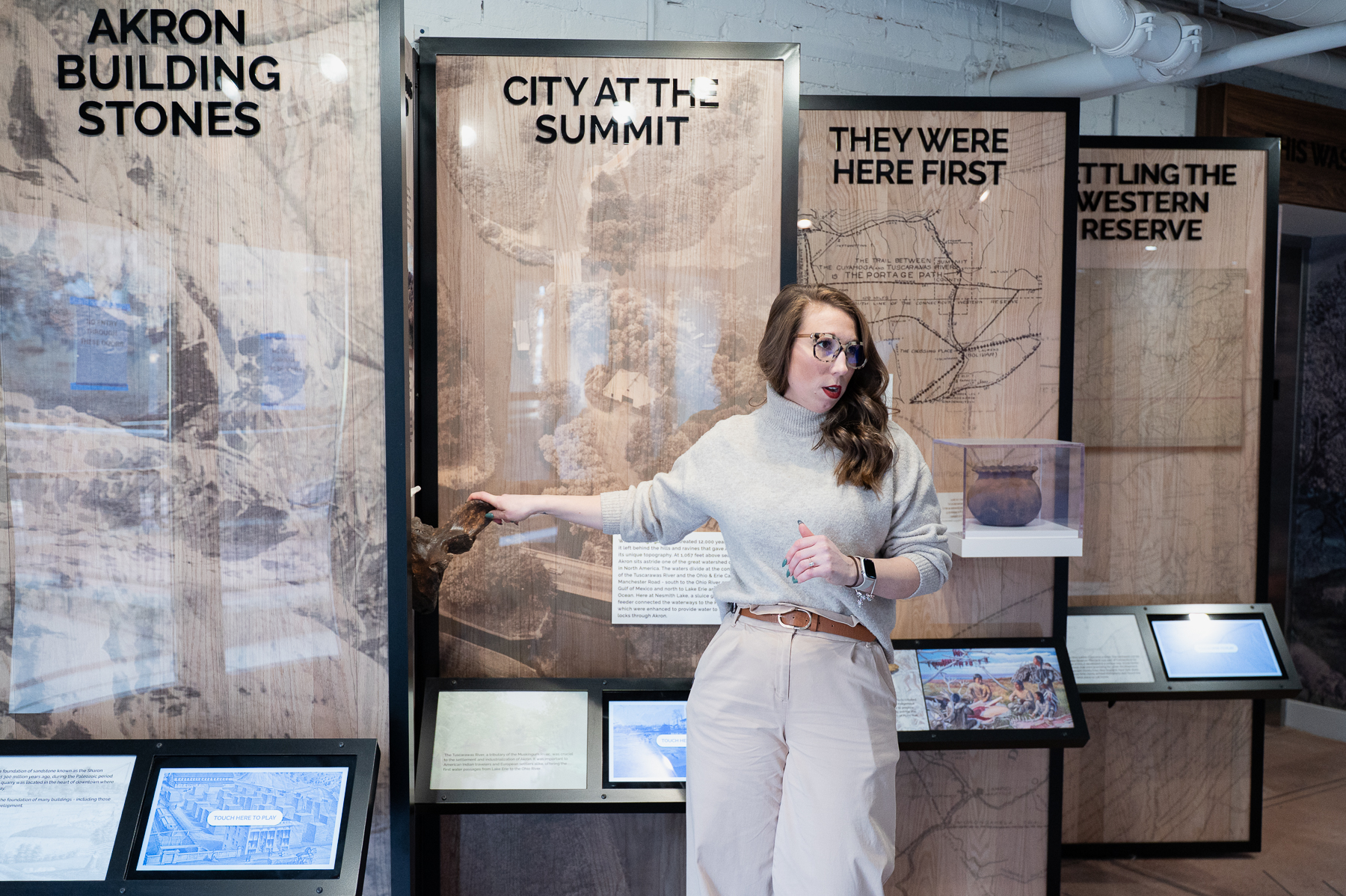 Caitlyn Conley brings the past to life at the Akron History Center ...
